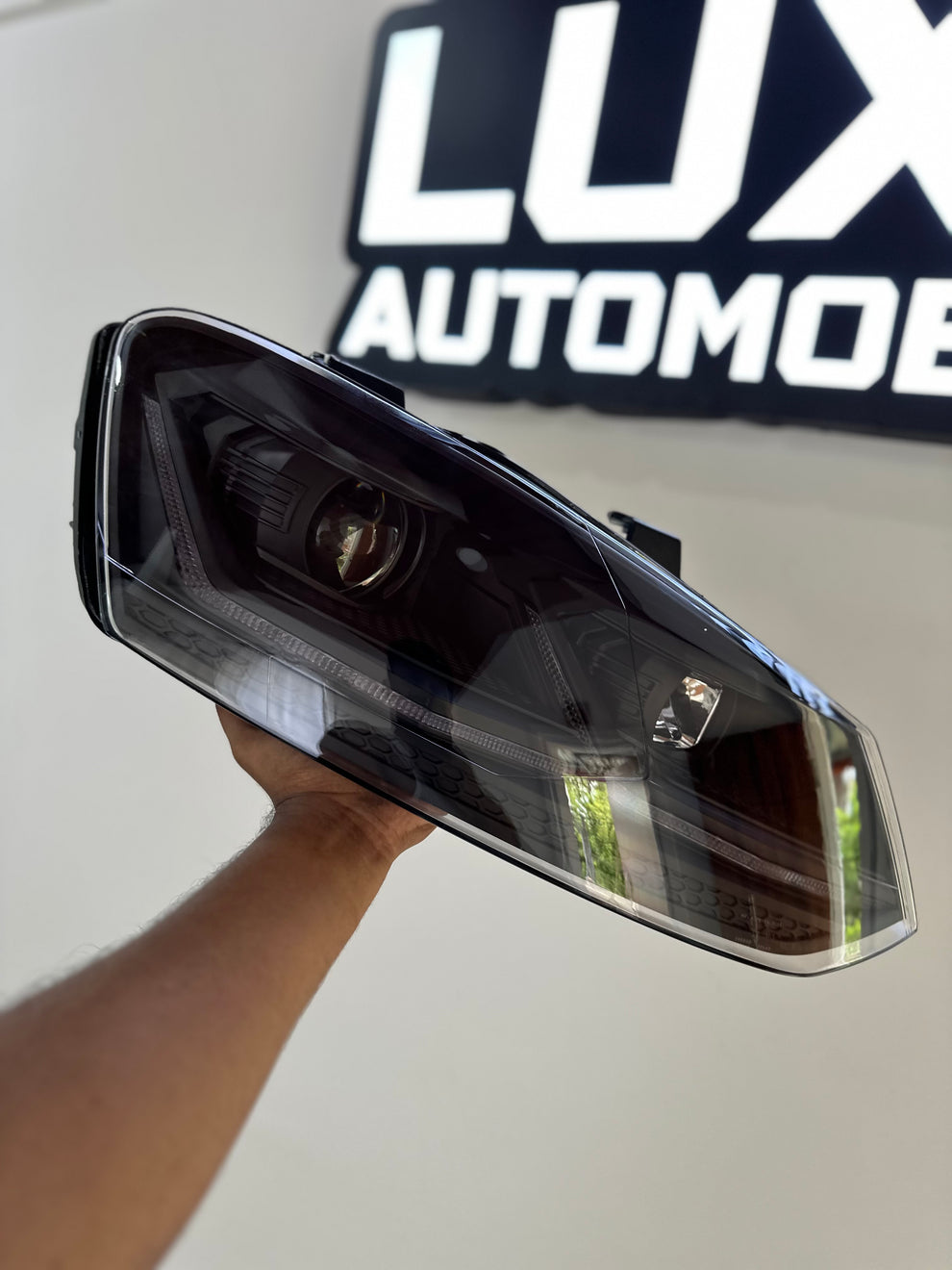 1) VW Golf 7 MK7 LED Headlight Golf7.5 R LINE Design DRL Hid Dynamic S ...