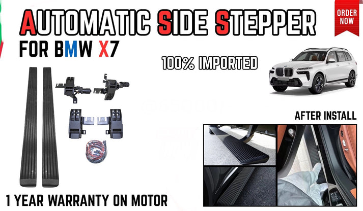 BMW X7 Automatic Side Stepper (Door Side Step) – LUXE AUTOMOTIVE