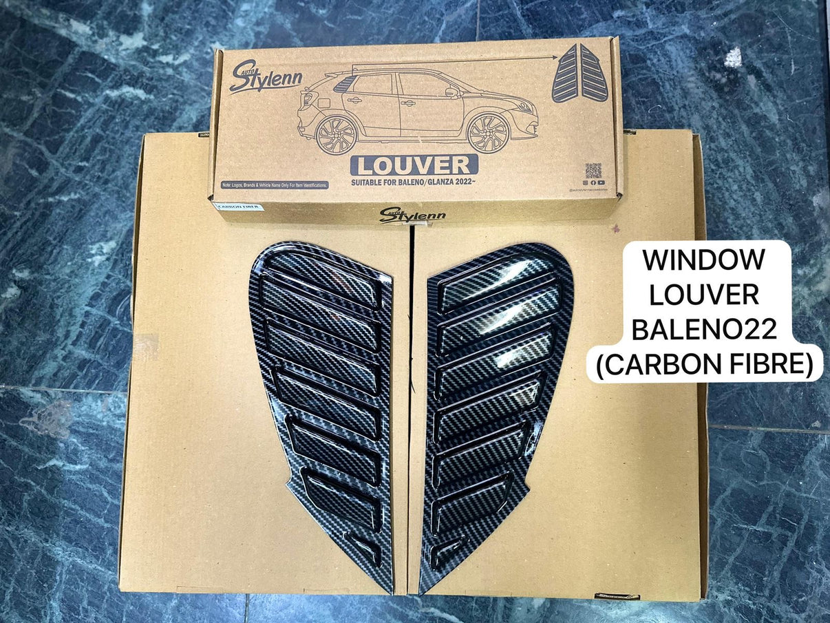 Maruti Suzuki Baleno 2022 onwards Window Louvers – LUXE AUTOMOTIVE