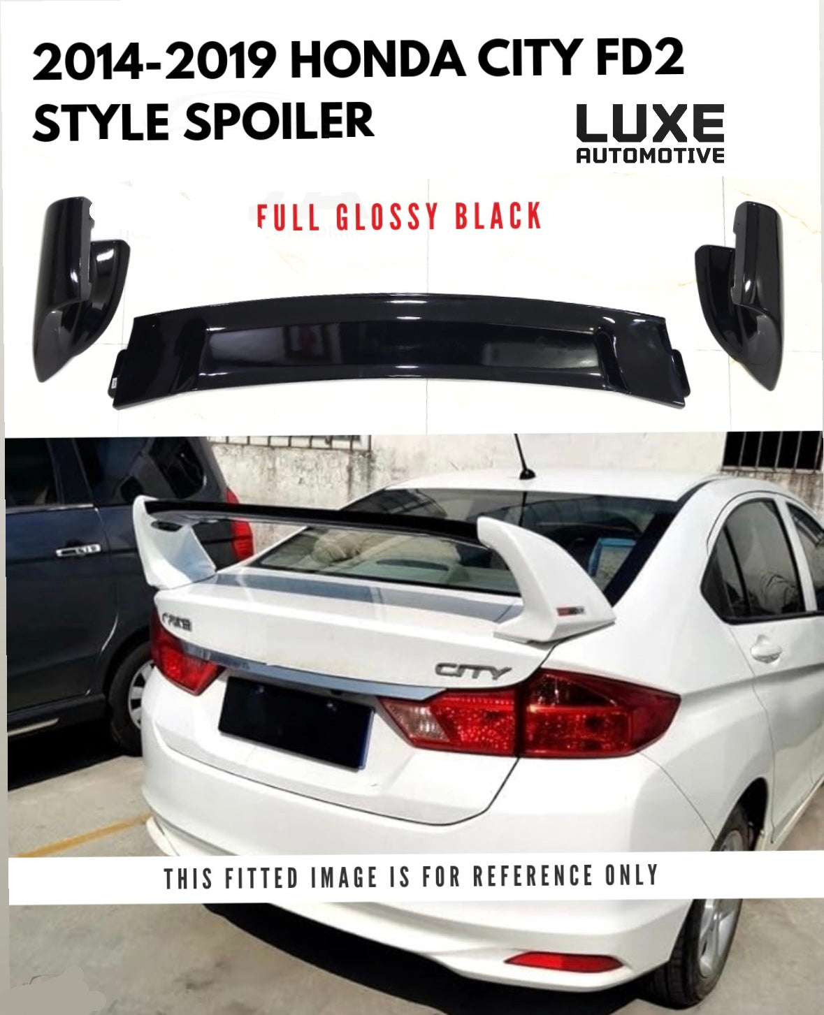 Honda City Mugen Spoiler – LUXE AUTOMOTIVE