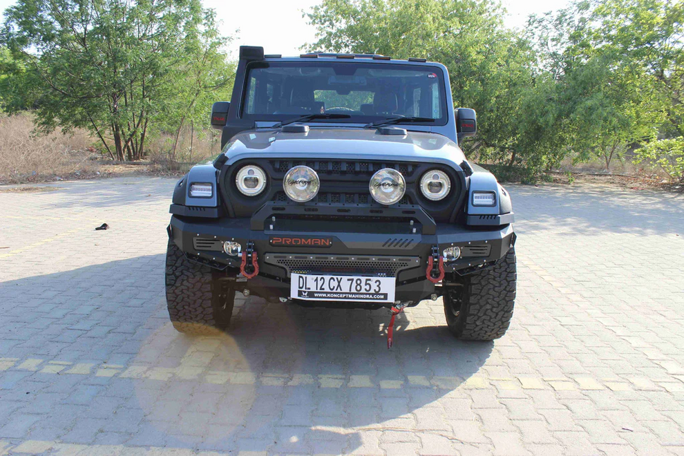 PROMAN Lightweight Front Bumper for New Mahindra Thar 2020+ – LUXE ...