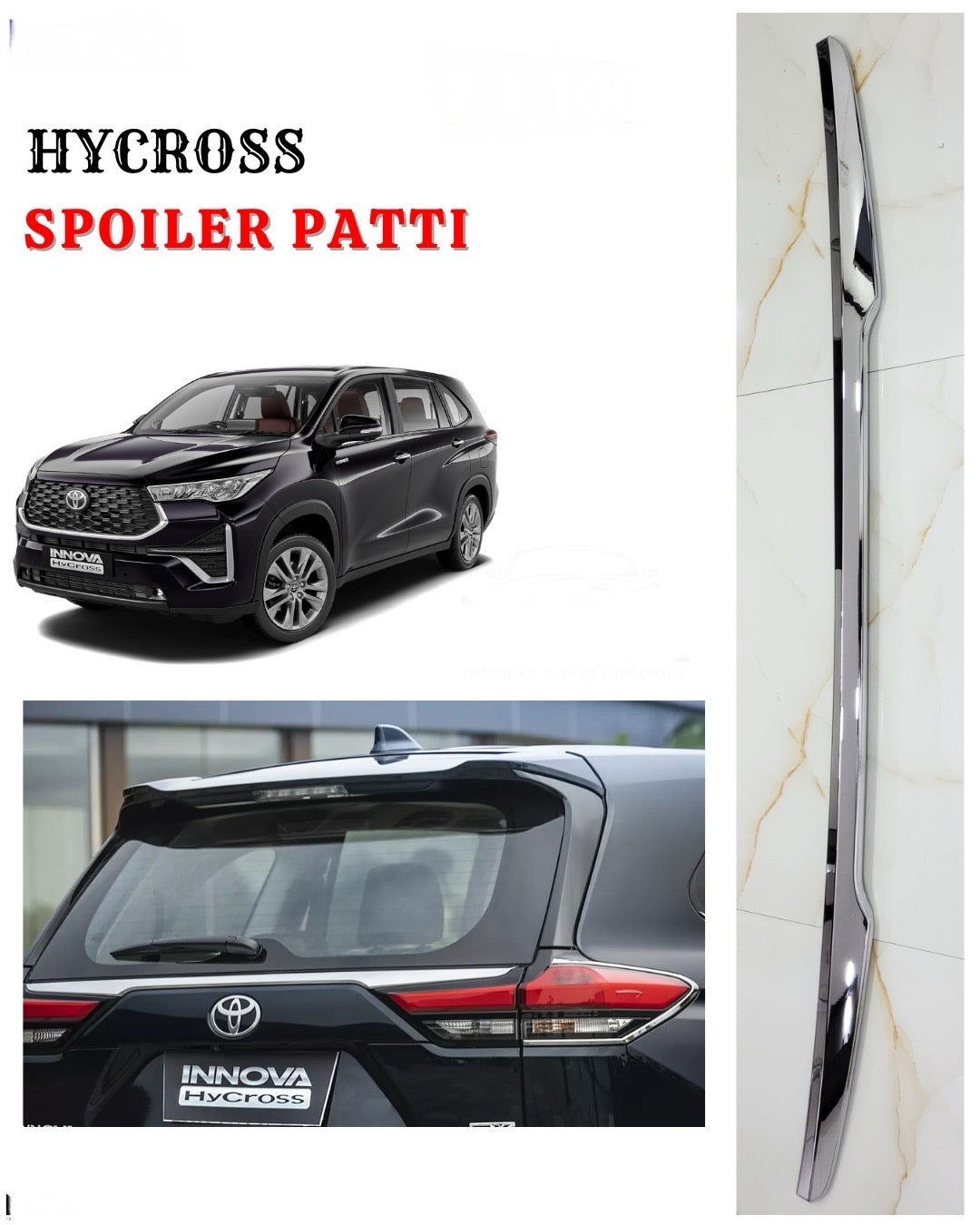Hycross Spoiler Chrome – LUXE AUTOMOTIVE