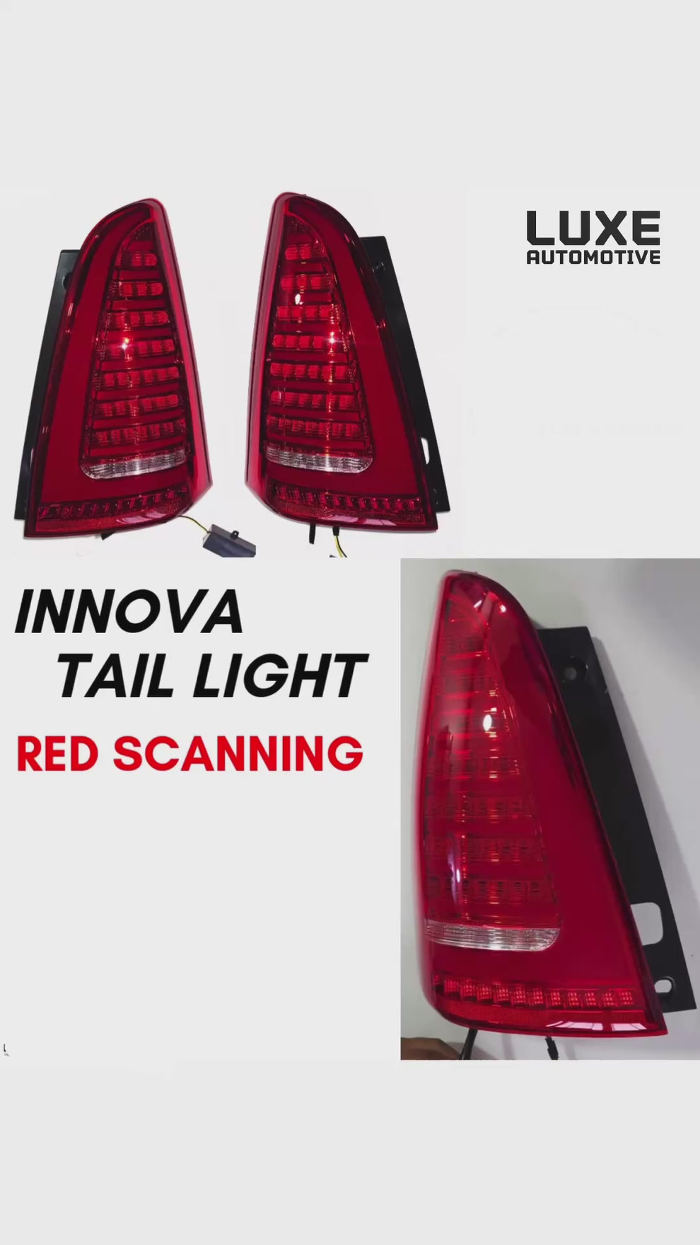 1) Toyota Innova (2005-2015) Aftermarket LED Tail Lights | Innova Clas ...